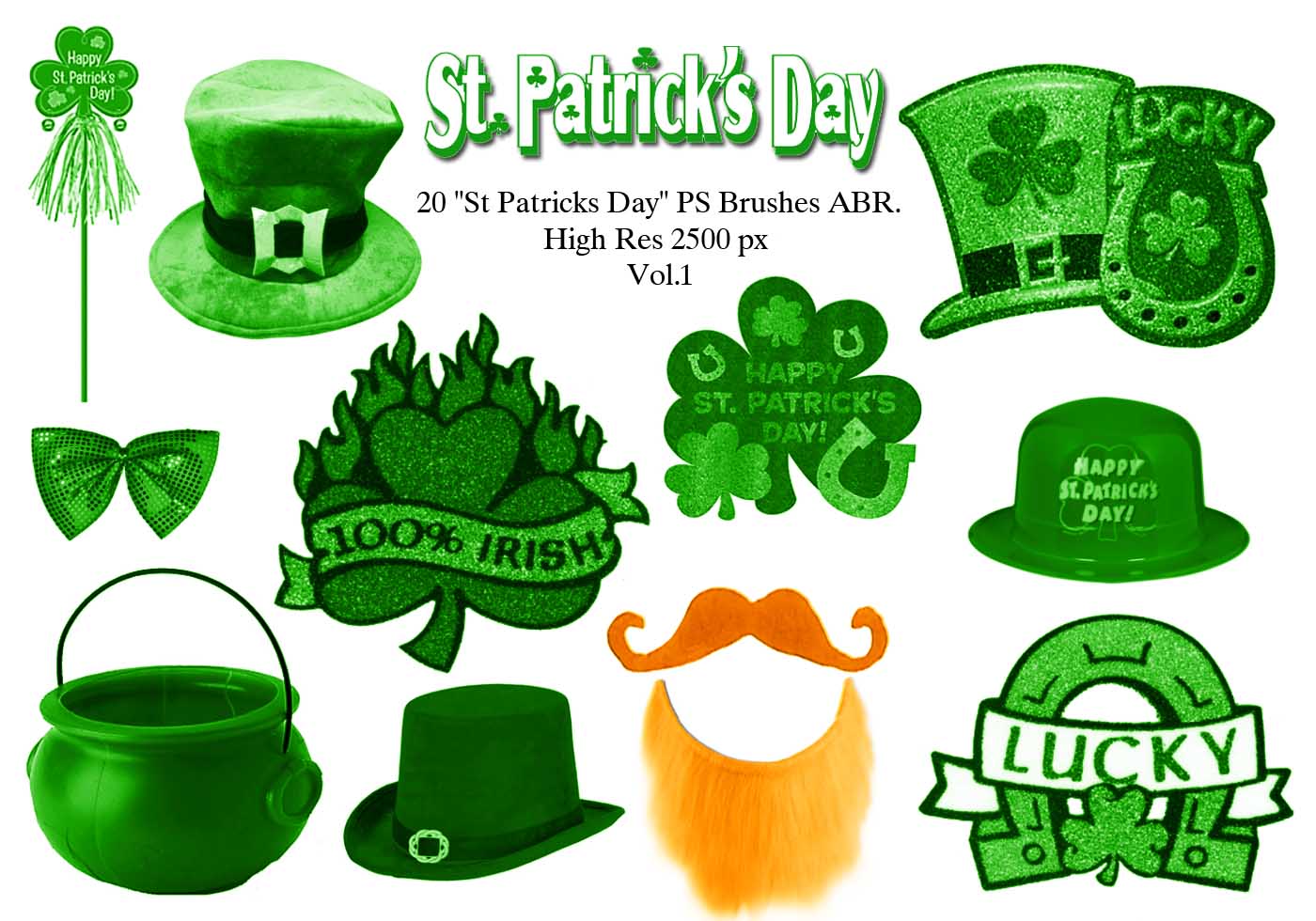 20 "St Patricks Day" PS Brushes abr.Vol.1 - Free Photoshop Brushes at ...