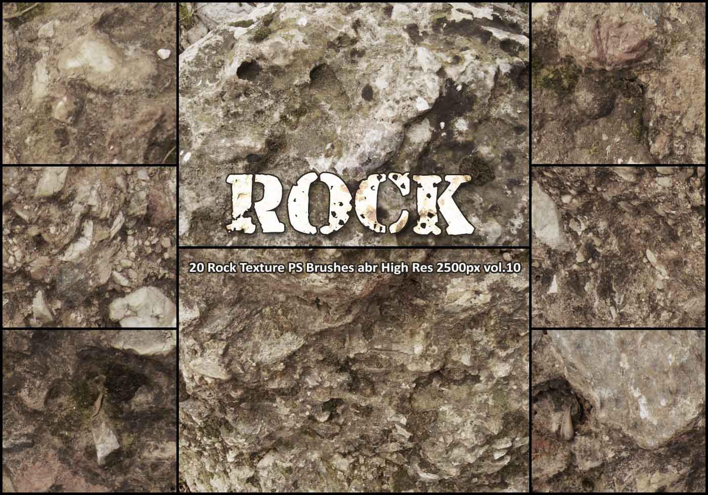 20 Rock Texture PS Brushes abr vol.10 - Free Photoshop Brushes at ...