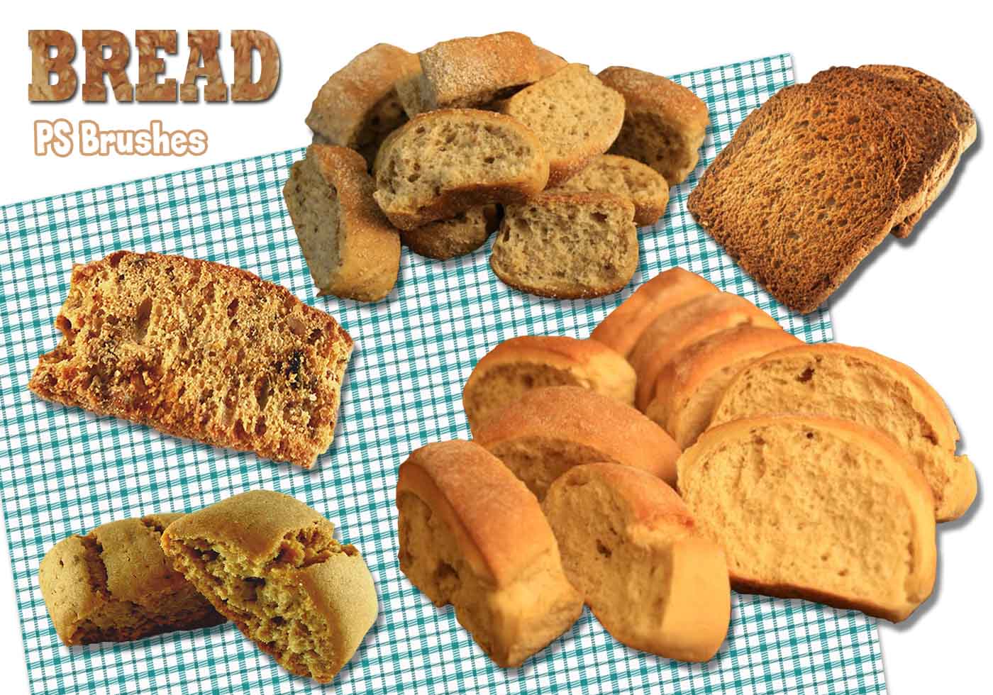 20 Bread PS Brushes abr. vol.4 - Free Photoshop Brushes at Brusheezy!