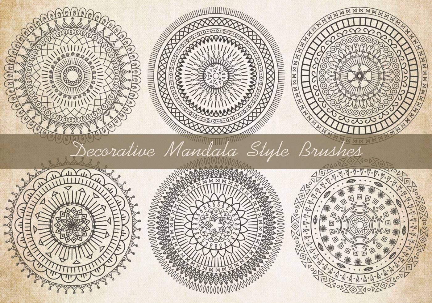 Decorative Mandala Brushes - Free Photoshop Brushes at Brusheezy!