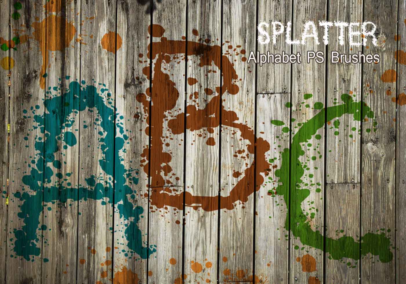 26 Alpha Splatter PS Brushes abr vol.7 - Free Photoshop Brushes at ...