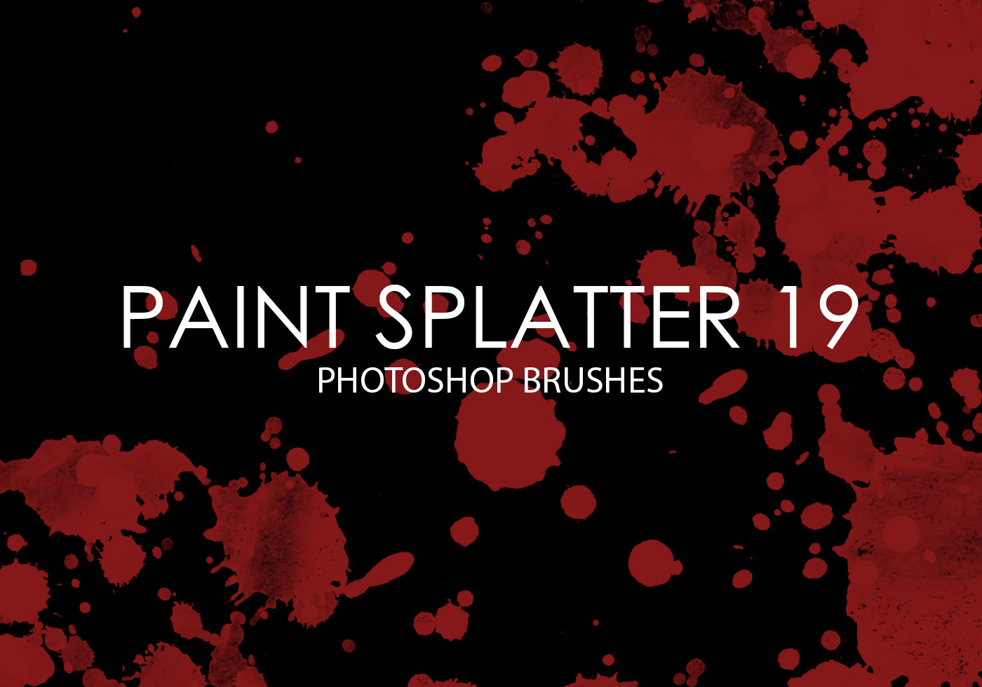 Free Paint Splatter Photoshop Brushes 19 - Free Photoshop Brushes at ...