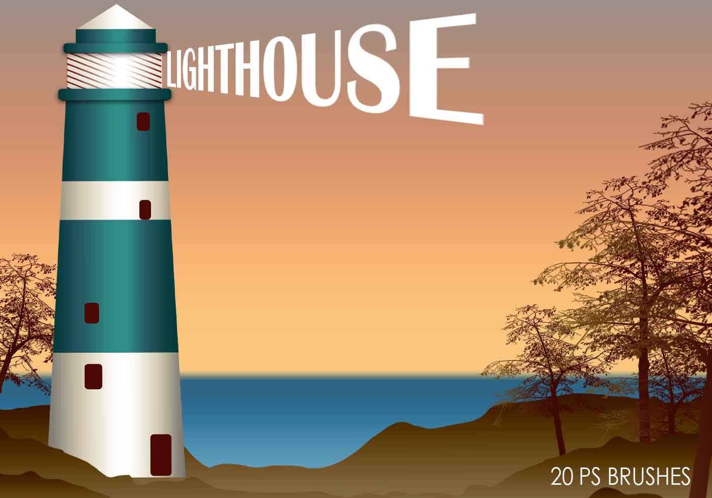 20 Lighthouse PS Brushes abr.Vol.2 - Free Photoshop Brushes at Brusheezy!