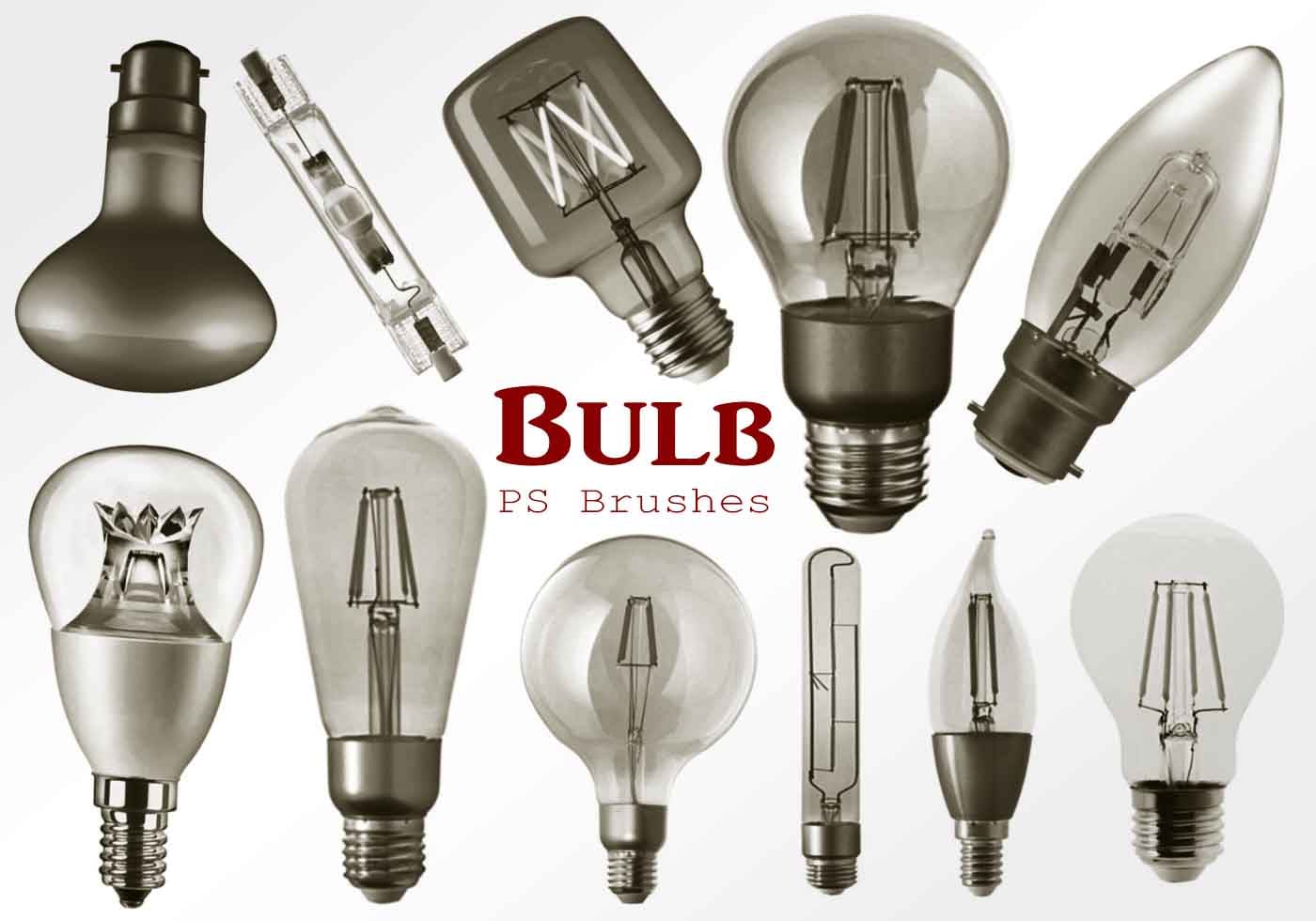 20 Bulb Ps Brushes abr. vol.4 - Free Photoshop Brushes at Brusheezy!