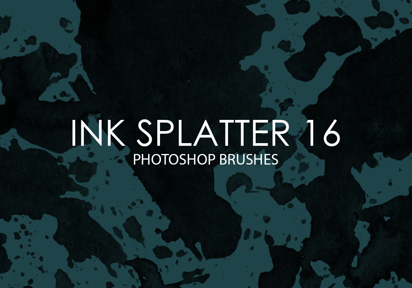 Free Ink Splatter Photoshop Brushes 16 - Free Photoshop Brushes at ...