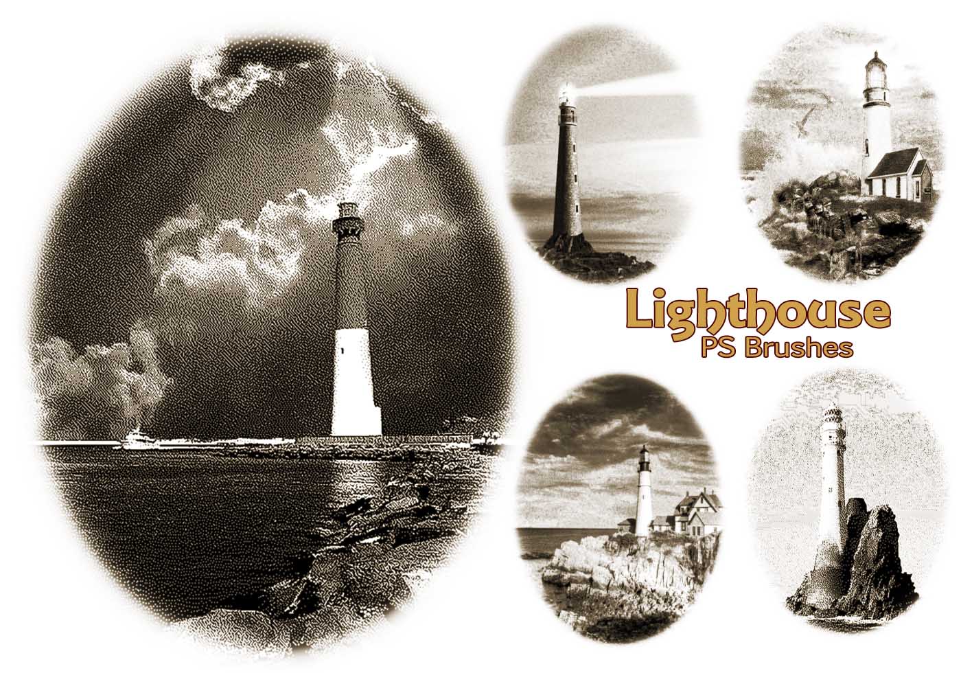 20 Lighthouse PS Brushes abr.Vol.4 - Free Photoshop Brushes at Brusheezy!
