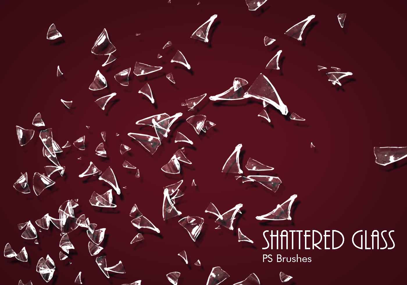 20 Shattered Glass PS Brushes abr.vol.9 - Free Photoshop Brushes at ...