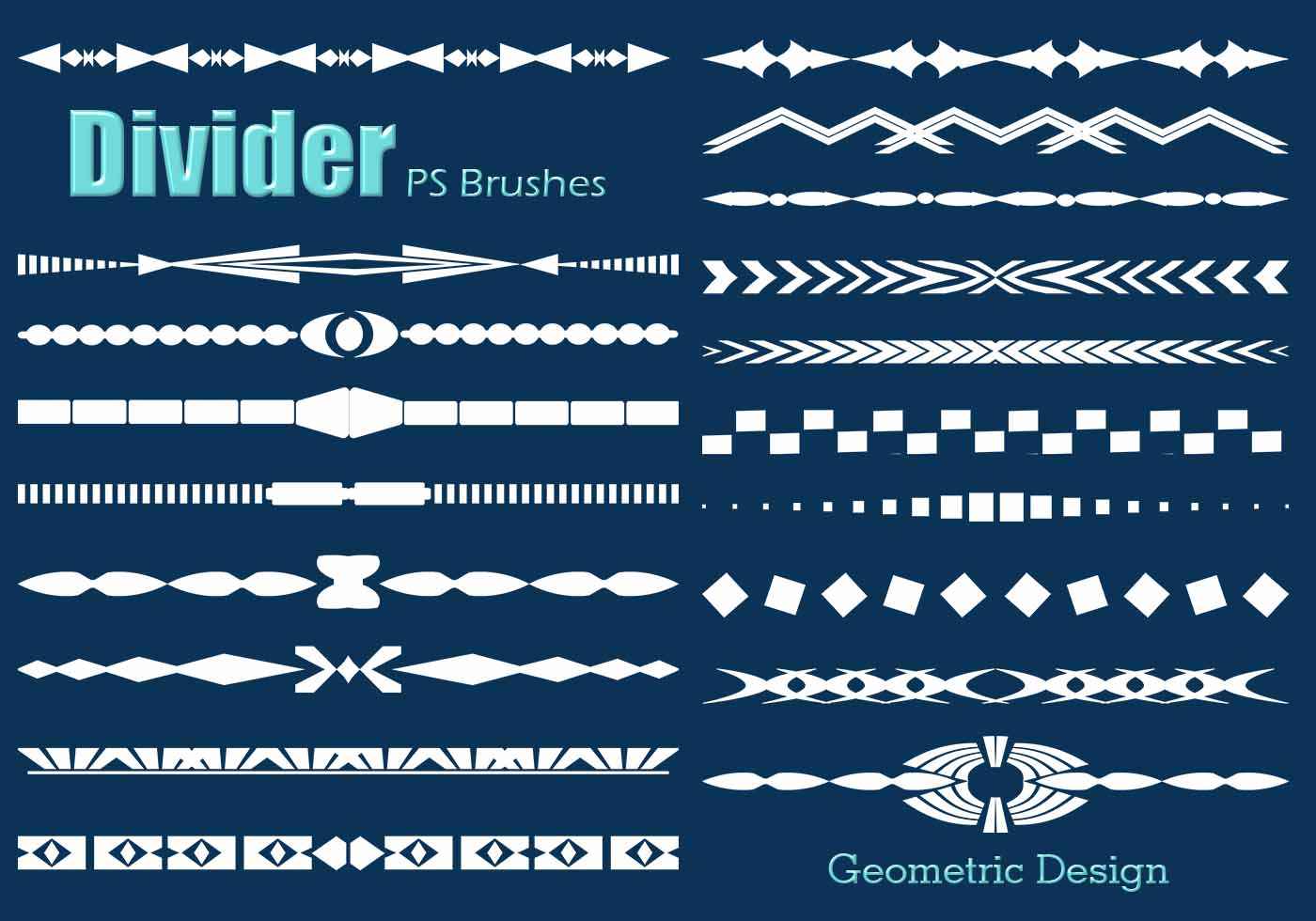 20 Divider Ps Brushes abr. vol.11 - Free Photoshop Brushes at Brusheezy!