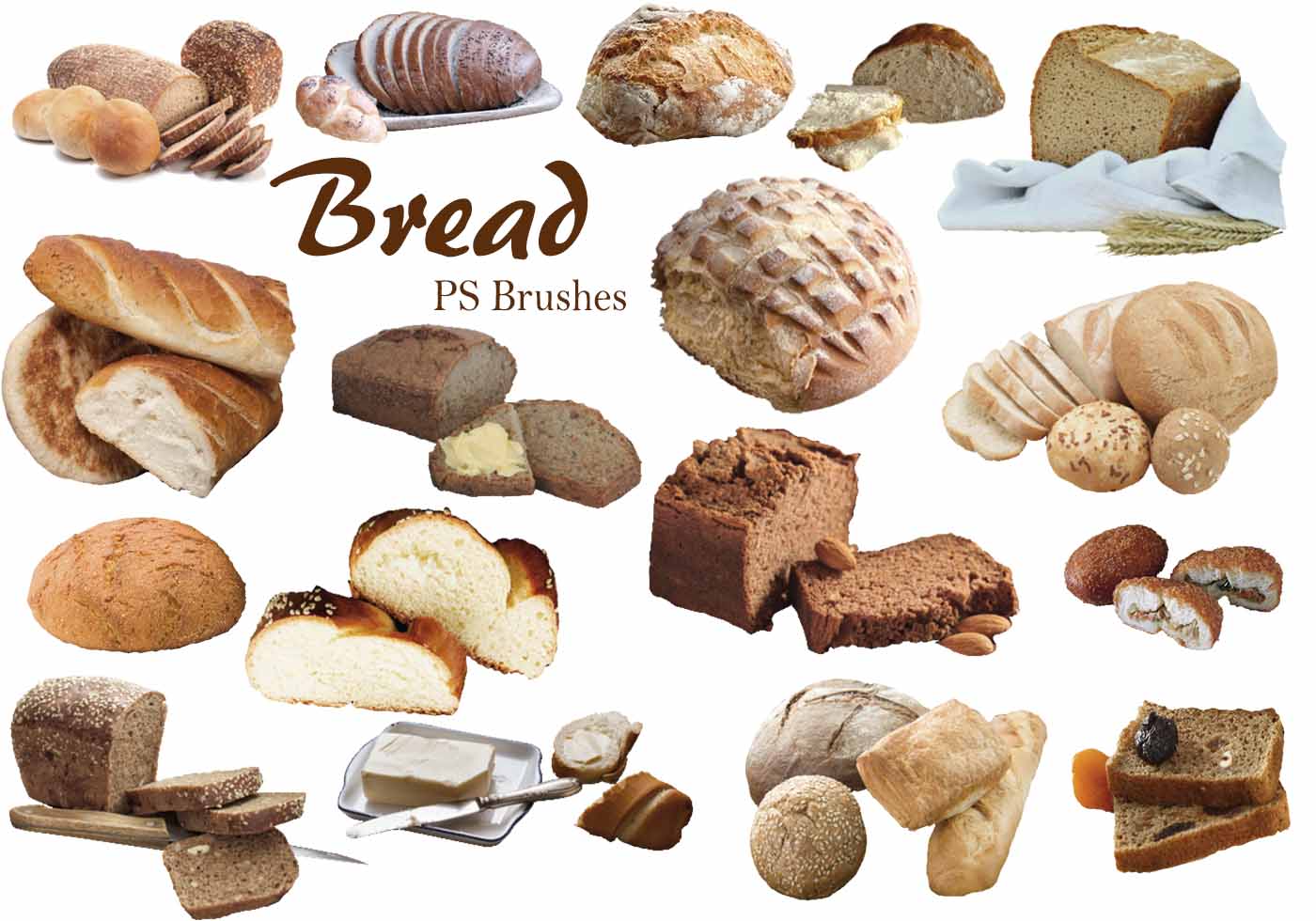20 Bread PS Brushes.abr Vol.8 - Free Photoshop Brushes at Brusheezy!