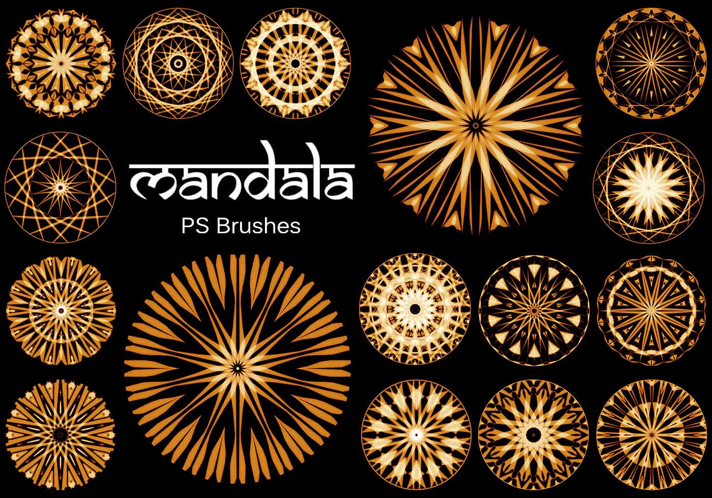 Mandala 20 Ps Brushes Mandala Photoshop Brushes Set Free Download