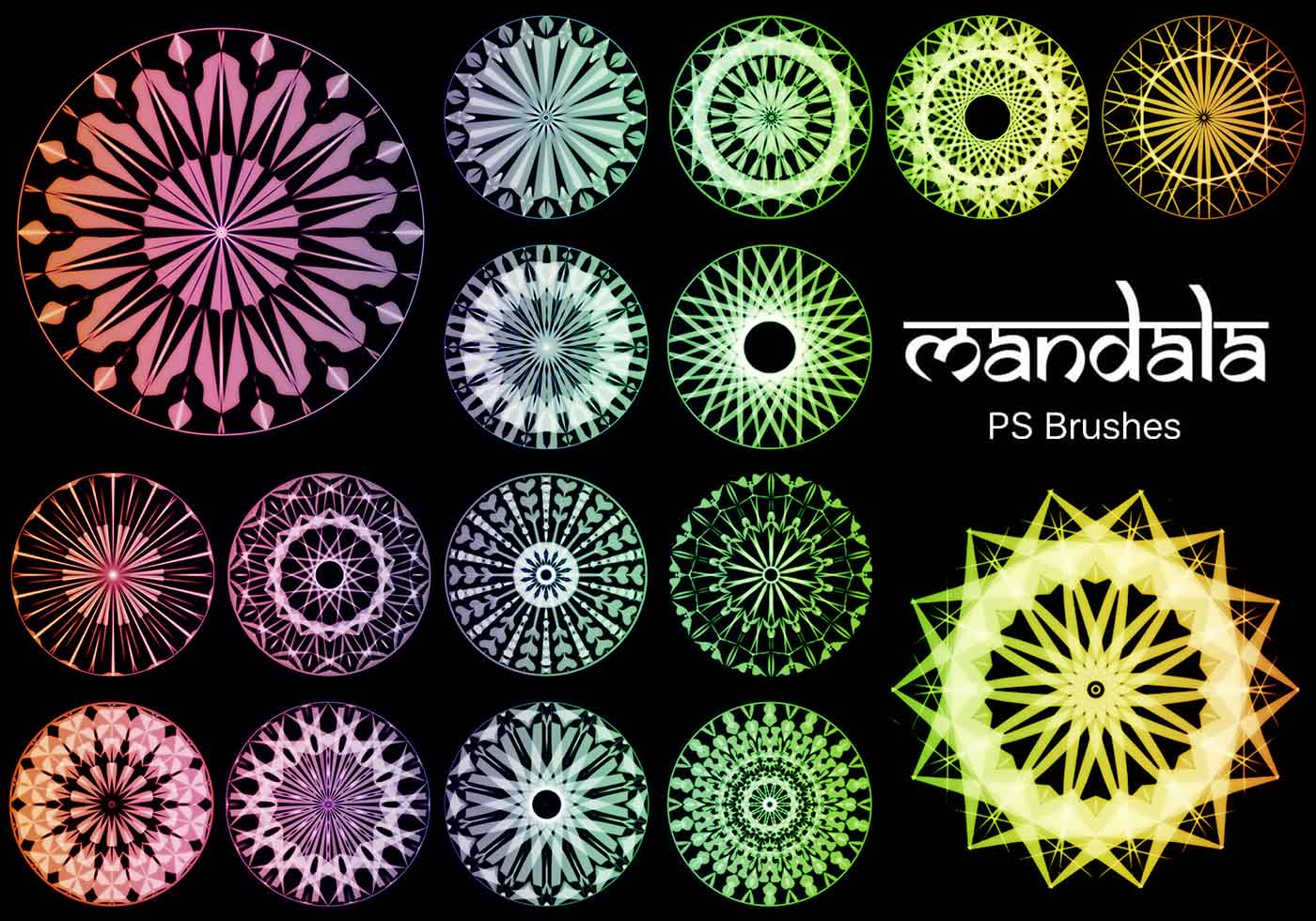 20 Mandala PS Brushes abr. vol.15 - Free Photoshop Brushes at Brusheezy!