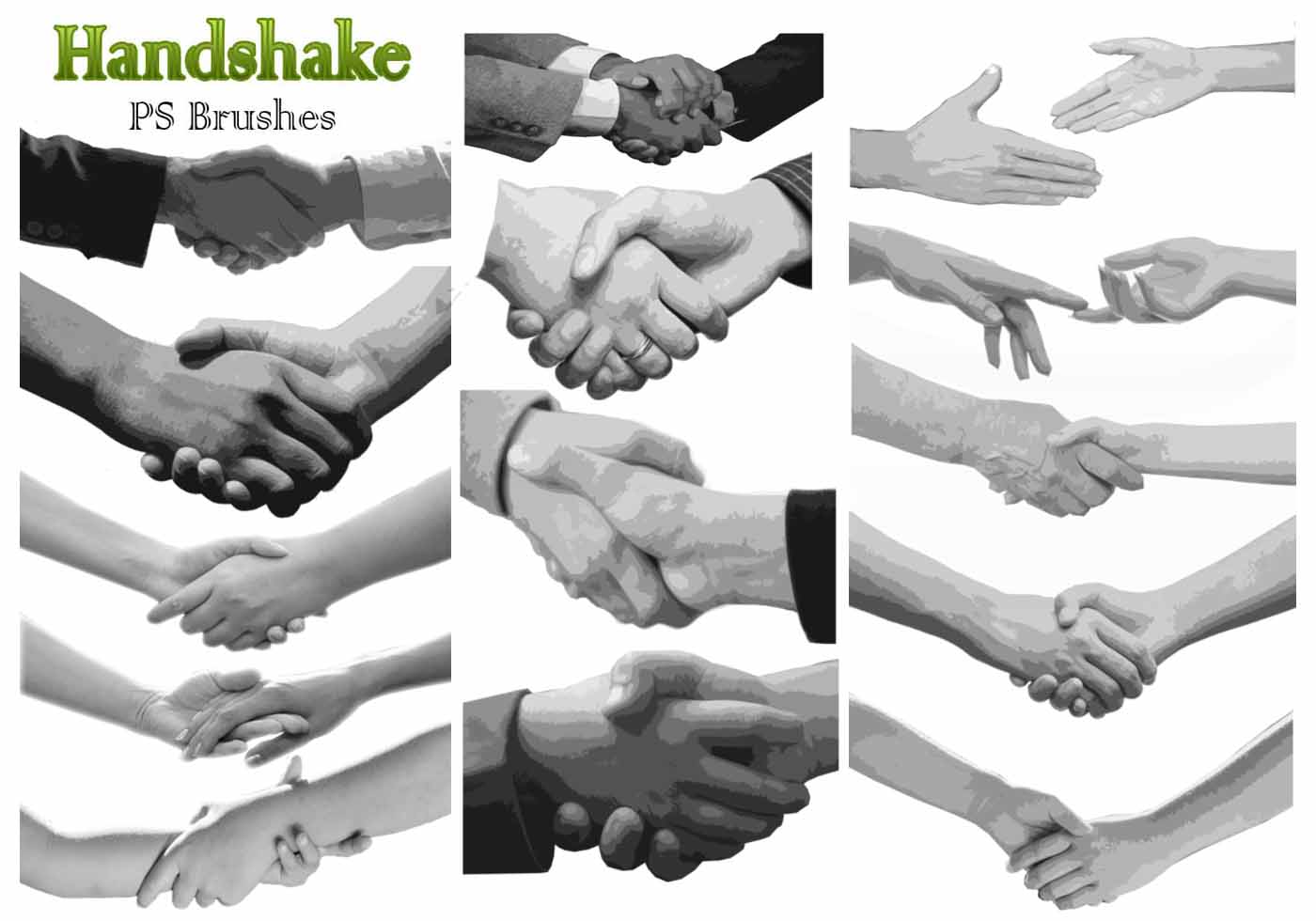 20 Handshake PS Brushes abr. Vol.5 - Free Photoshop Brushes at Brusheezy!