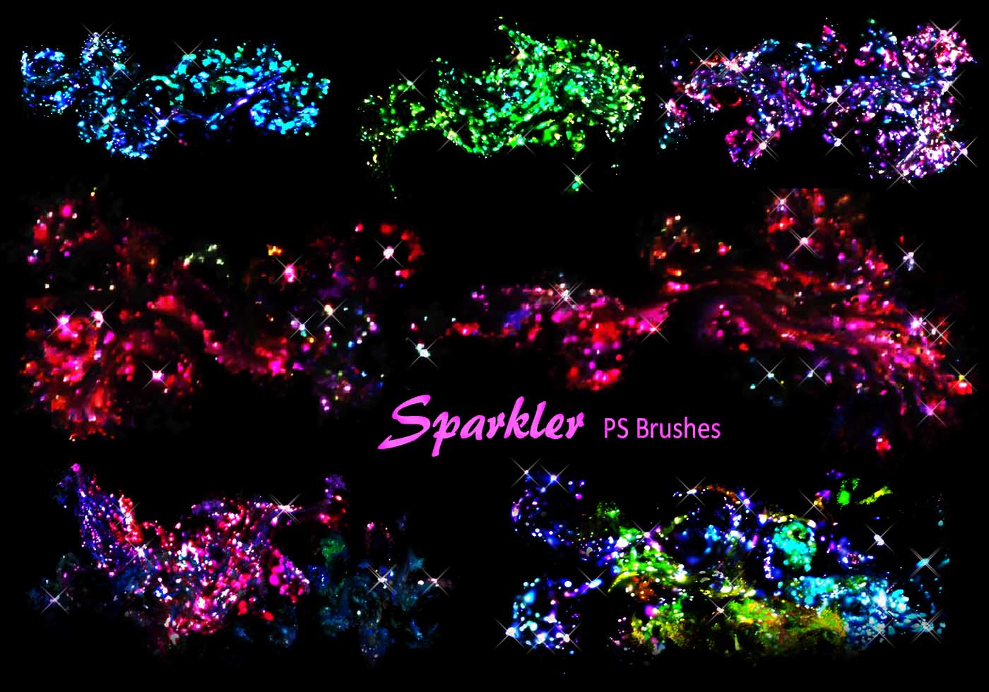 20 Sparkler PS Brushes abr. Vol.2 - Free Photoshop Brushes at Brusheezy!