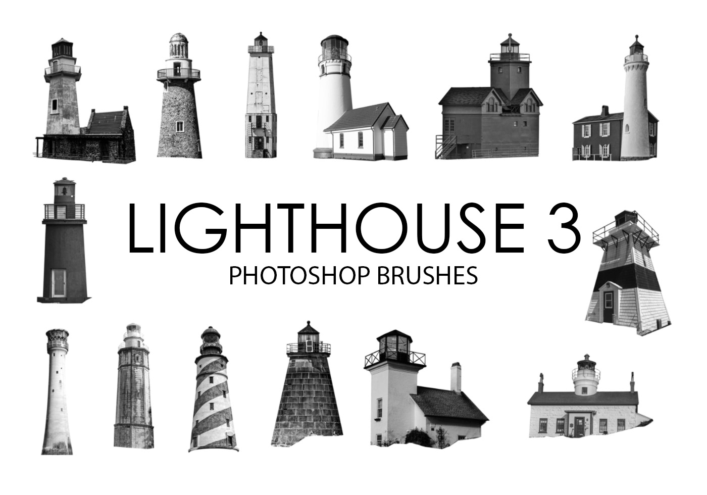 Lighthouse Photoshop Brushes 3 - Free Photoshop Brushes at Brusheezy!