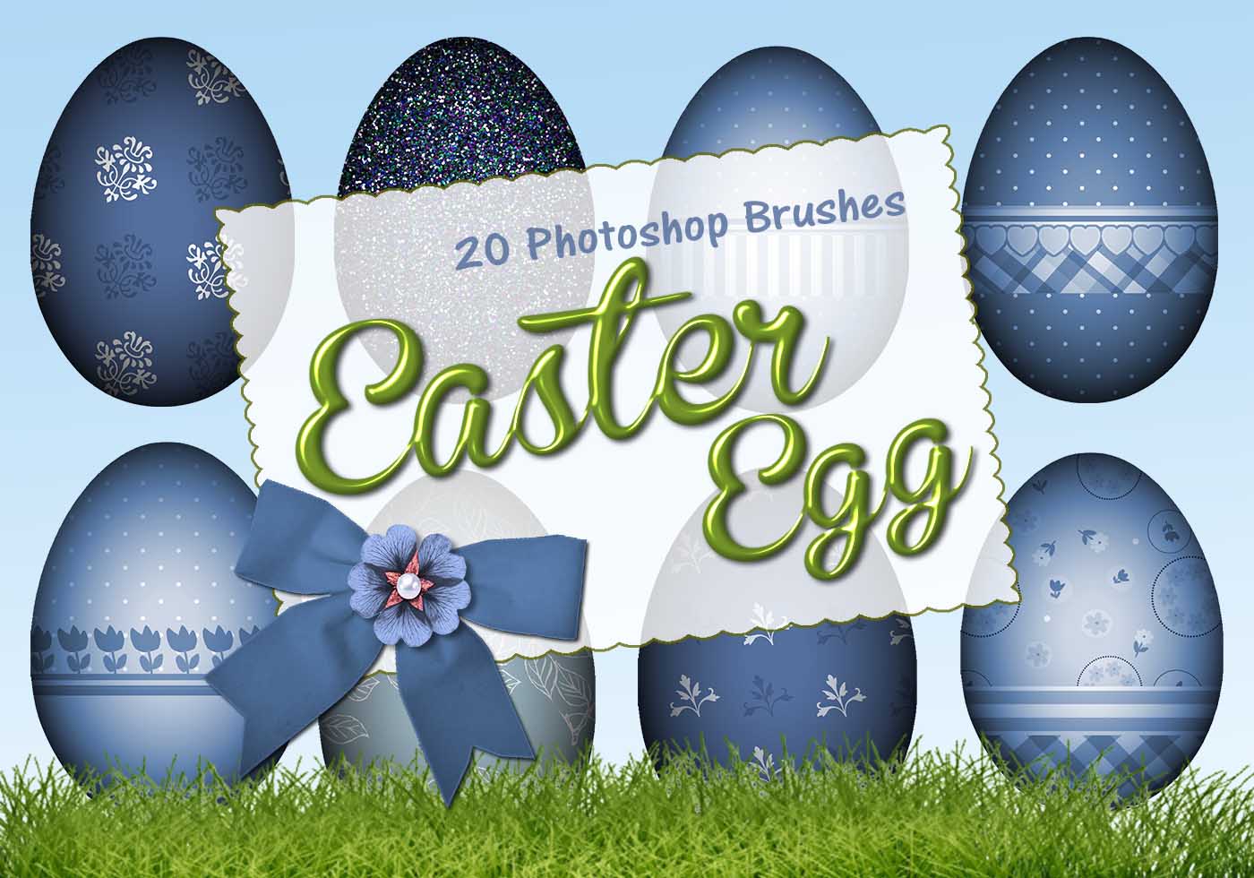 20 Easter Egg PS Brushes abr. vol.6 - Free Photoshop Brushes at Brusheezy!
