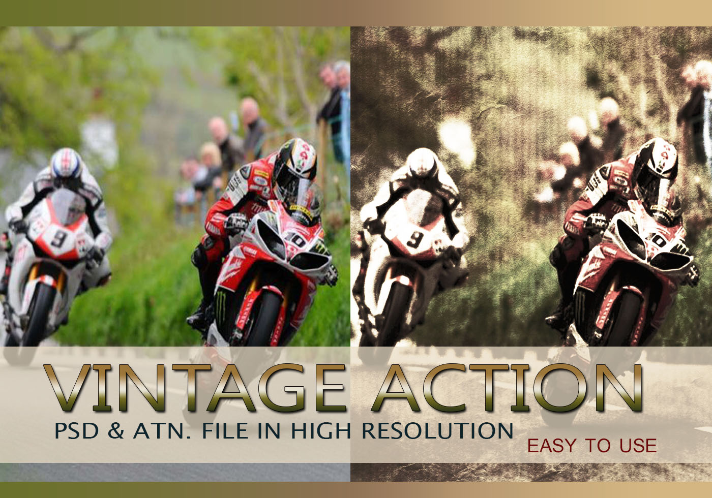 Vintage Photo Effect PSD & Action atn. Vol.6 - Free Photoshop Brushes ...