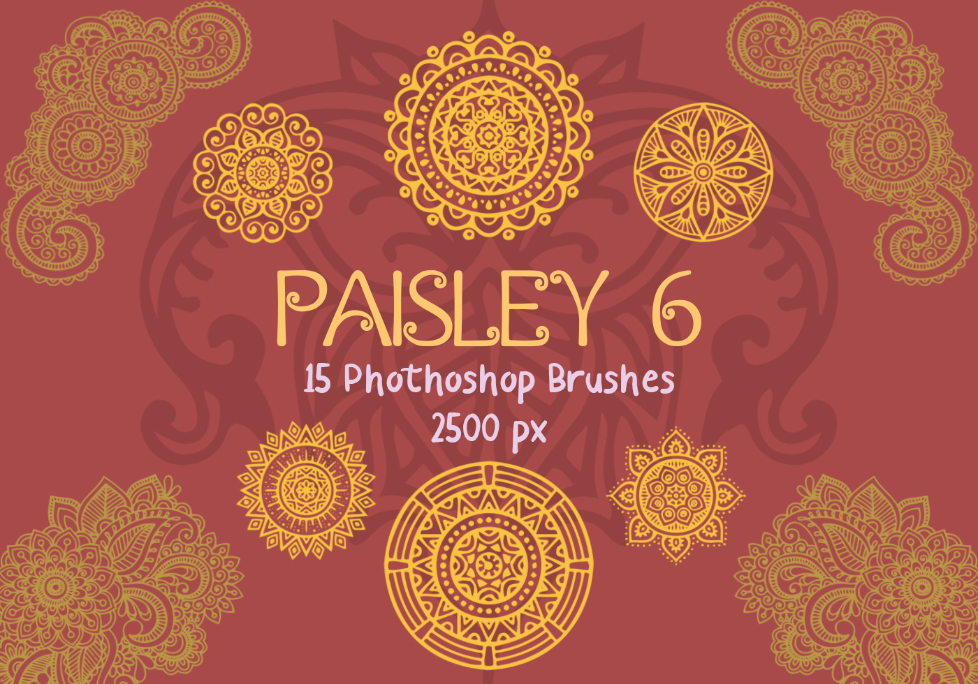 Paisley Photoshop Brushes 6 - Free Photoshop Brushes at Brusheezy!