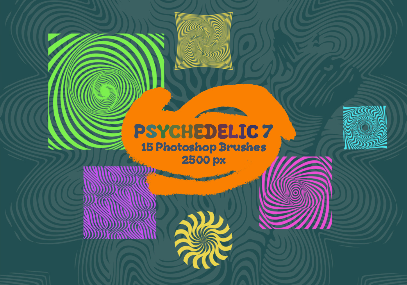 Psychedelic Photoshop Brushes 7 - Free Photoshop Brushes at Brusheezy!