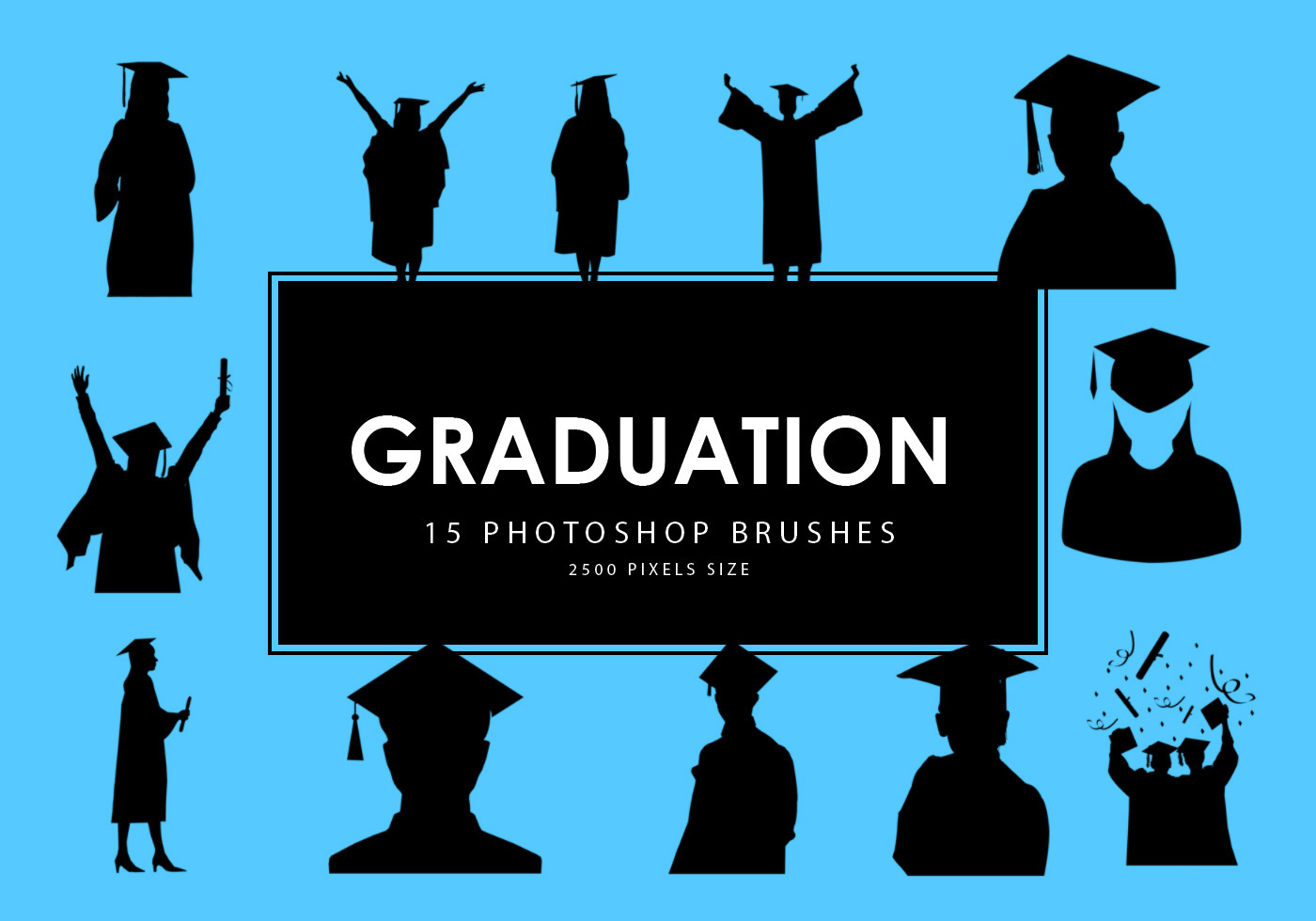 Graduation Photoshop Brushes - Free Photoshop Brushes at Brusheezy!