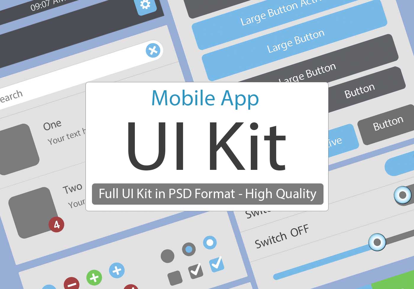 UI Kit PSD - Mobile App - Free Photoshop Brushes at Brusheezy!