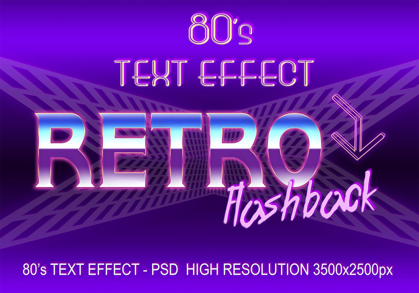 80's Text Effect PSD - Free Photoshop Brushes at Brusheezy!