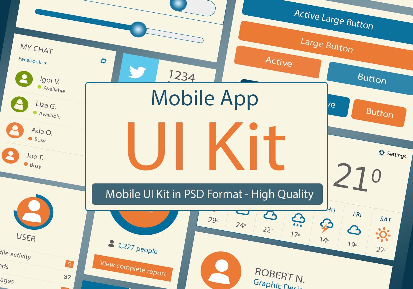 UI Kit PSD - Mobile App - Free Photoshop Brushes at Brusheezy!