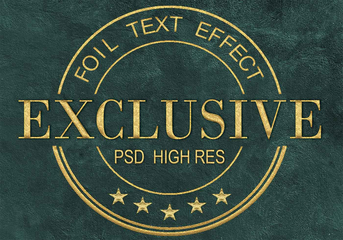 Golden Foil Text Effect PSD - Free Photoshop Brushes at Brusheezy!