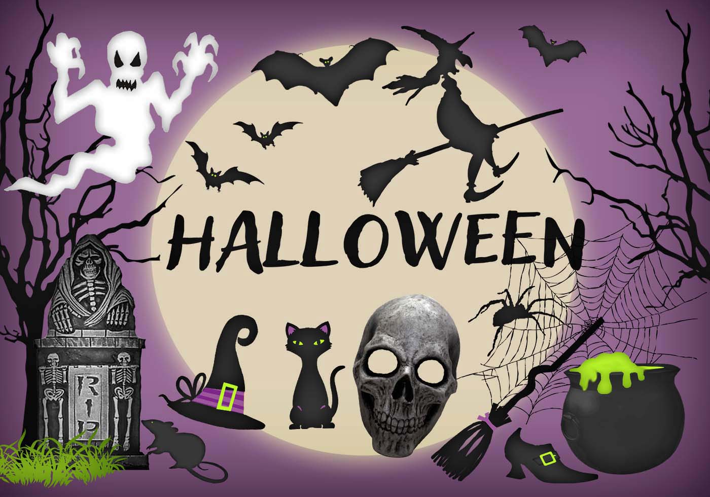 Halloween Elements PSD - Free Photoshop Brushes at Brusheezy!