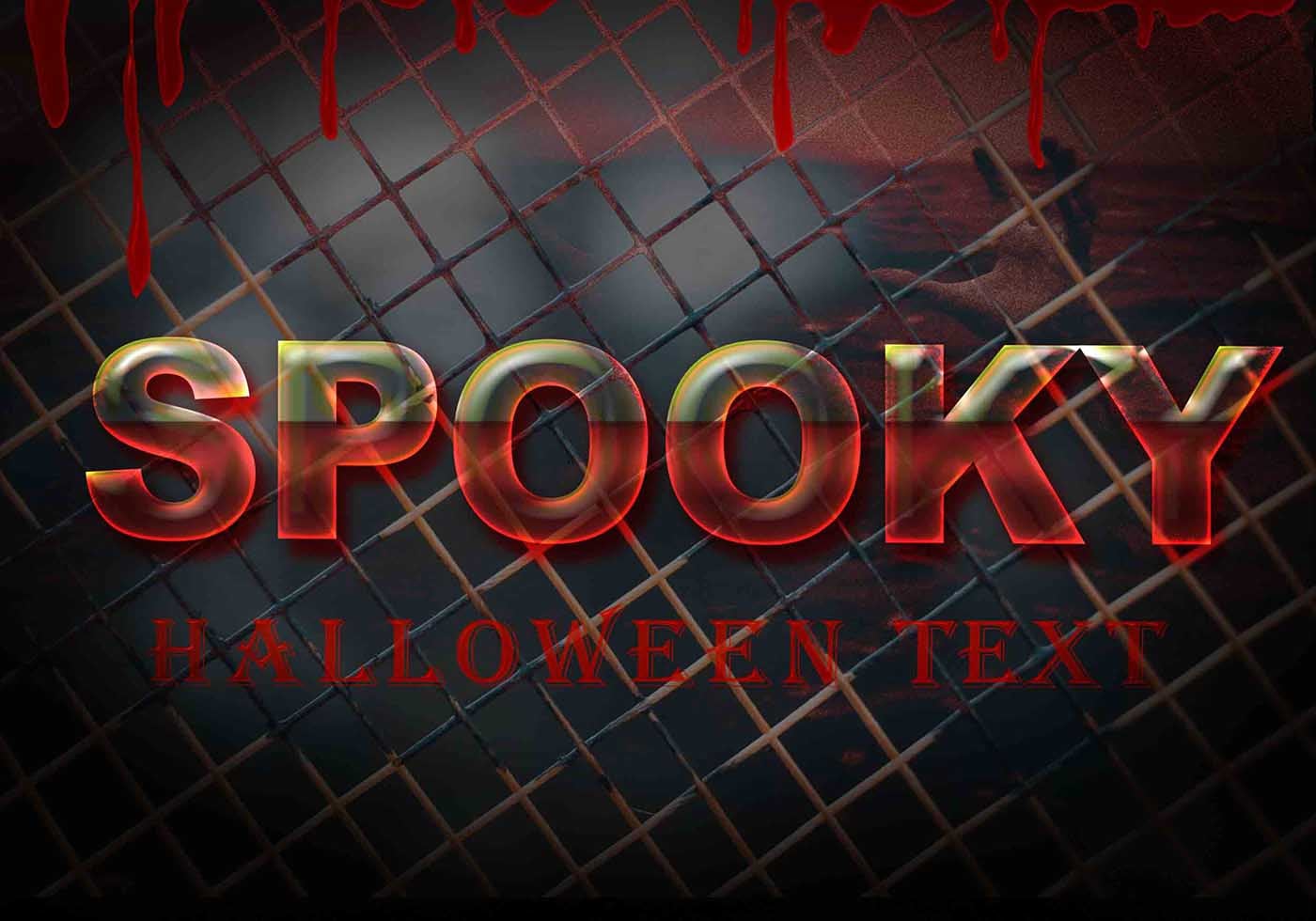 Spooky Halloween Text PSD - Free Photoshop Brushes at Brusheezy!