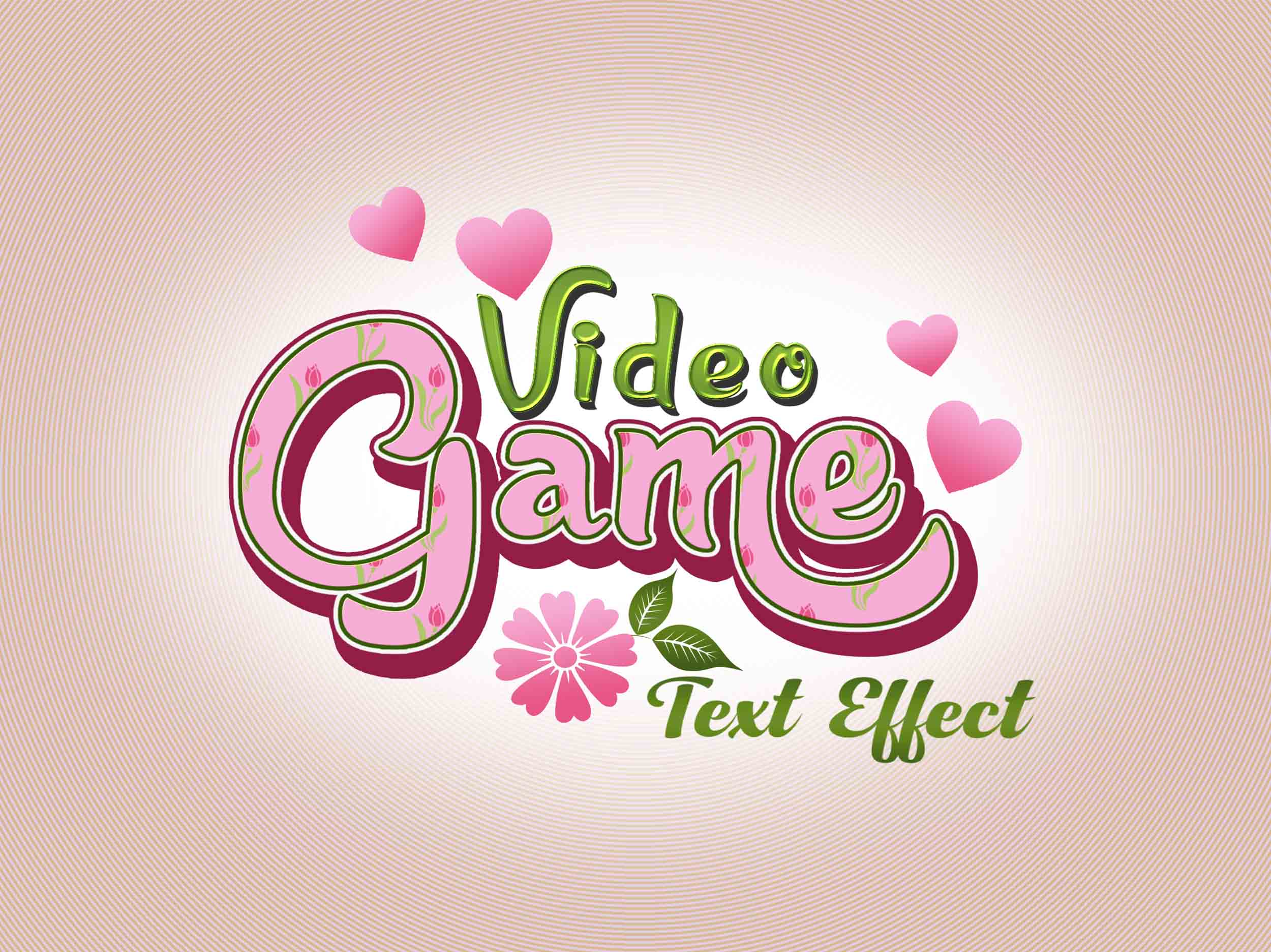 Video Game Text Effect PSD - Free Photoshop Brushes at Brusheezy!