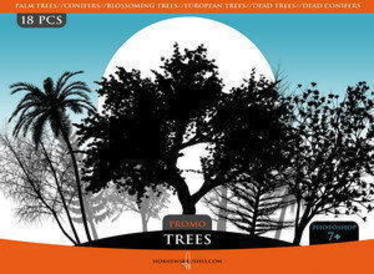Tree Elevation Free Brushes - (438 Free Downloads)