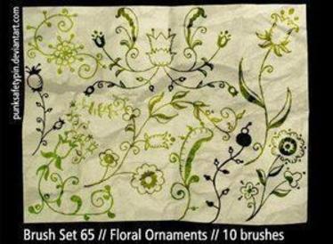 Floral Pattern - Photoshop Brushes