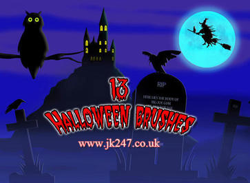 Halloween Brushes - Free Photoshop Brushes at Brusheezy!