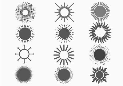 Sun Rays Free Brushes - (271 Free Downloads)