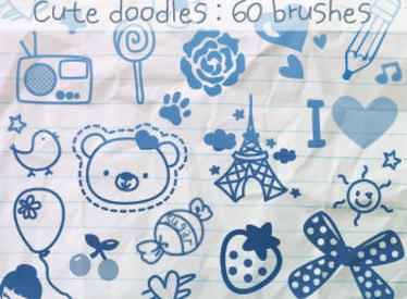 Doodles II - Free Photoshop Brushes at Brusheezy!