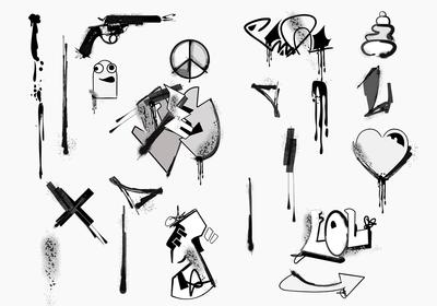 Graffiti Free Brushes - (1,187 Free Downloads)