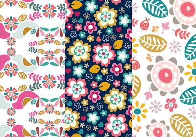 Very Flowery Floral Pattern | Free Photoshop Pattern at Brusheezy!