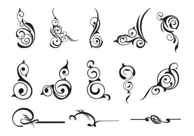 Gratis Engravingscrollpatterns Pinceles - (1.573 Descargas Gratis)