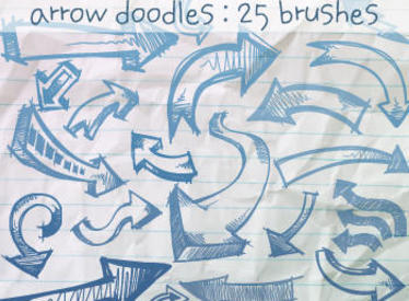 Photoshop Arrow Free Brushes - (2,266 Free Downloads)