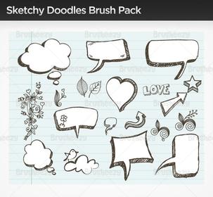 Weihnachts Doodle Kostenlos Pinsel - (638 Free Downloads)