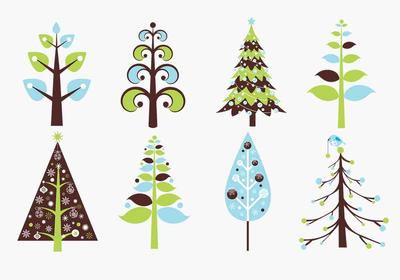 Christmas Tree Brushes - Free Photoshop Brushes at Brusheezy!