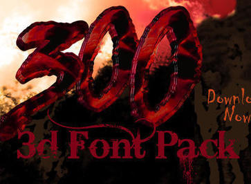 Free 3d Fonts - (390 Free Downloads)