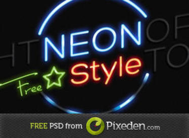 Neon Free Brushes - (687 Free Downloads)