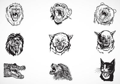 Animals Vol. I - Free Photoshop Brushes at Brusheezy!