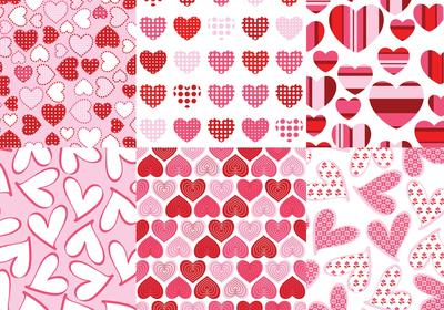 Valentine’s Day: Free Heart High Resolution Patterns - Free Photoshop ...