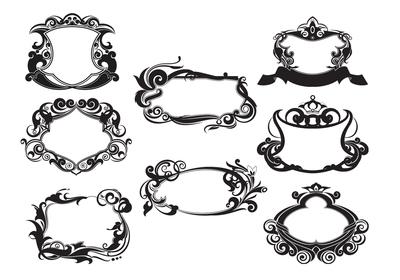 45 photoshop shields shapes - Free Photoshop Brushes at Brusheezy!