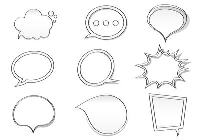 Speech Bubble Shapes | Free Photoshop Shapes at Brusheezy!