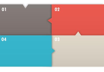 Modern Ribbon Navigation Form Menu PSD Pack - Free Photoshop Brushes at ...