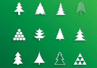 Christmas Tree Stamp Brushes - Free Photoshop Brushes at Brusheezy!