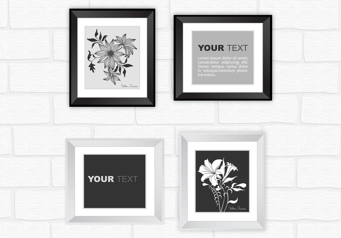 Modern Frames For Photoshop Design A Custom Wall Frame Mockup In
